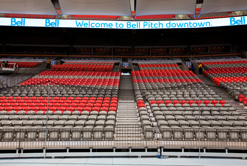 Seda Telescopic platforms for Stadium & Arena